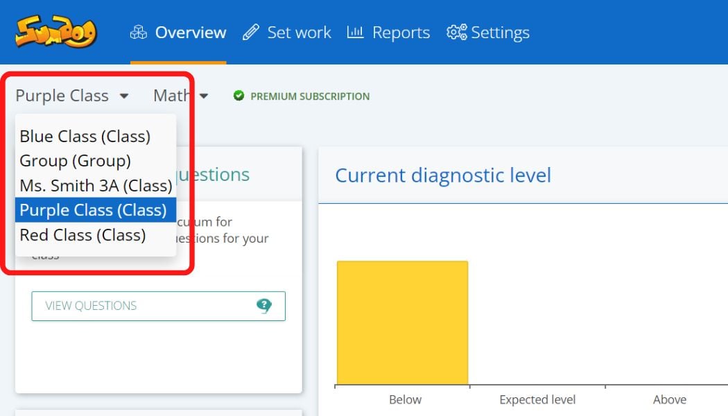 Does Sumdog have admin accounts?