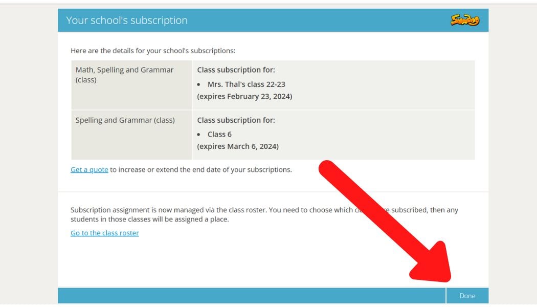 How do I view my school's subscriptions?